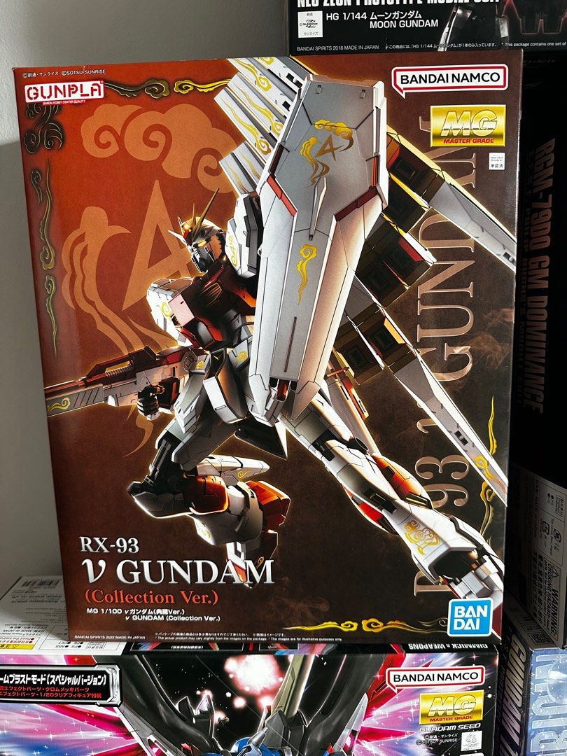 Bandai MG RX-78-2 Gundam The Origin & RX-93 V Gundam Collection Ver ...