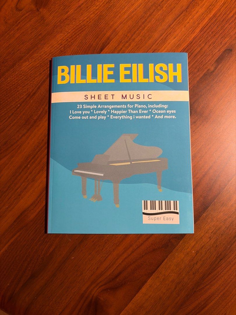 Billie Eilish Sheet Music - Super Easy Piano Arrangements, Hobbies ...