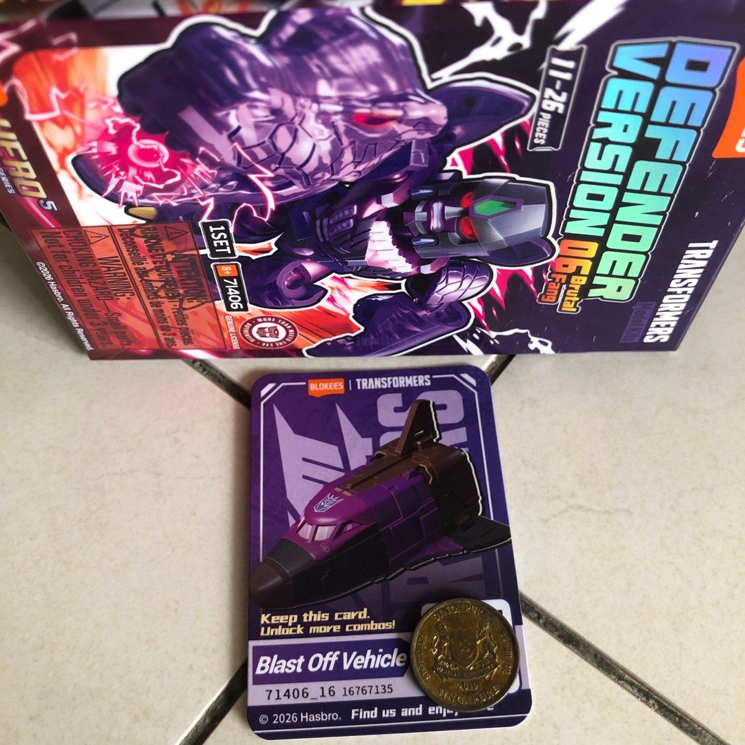 Blokees Transformers Defender 6 Blast Off, Hobbies & Toys, Toys & Games ...