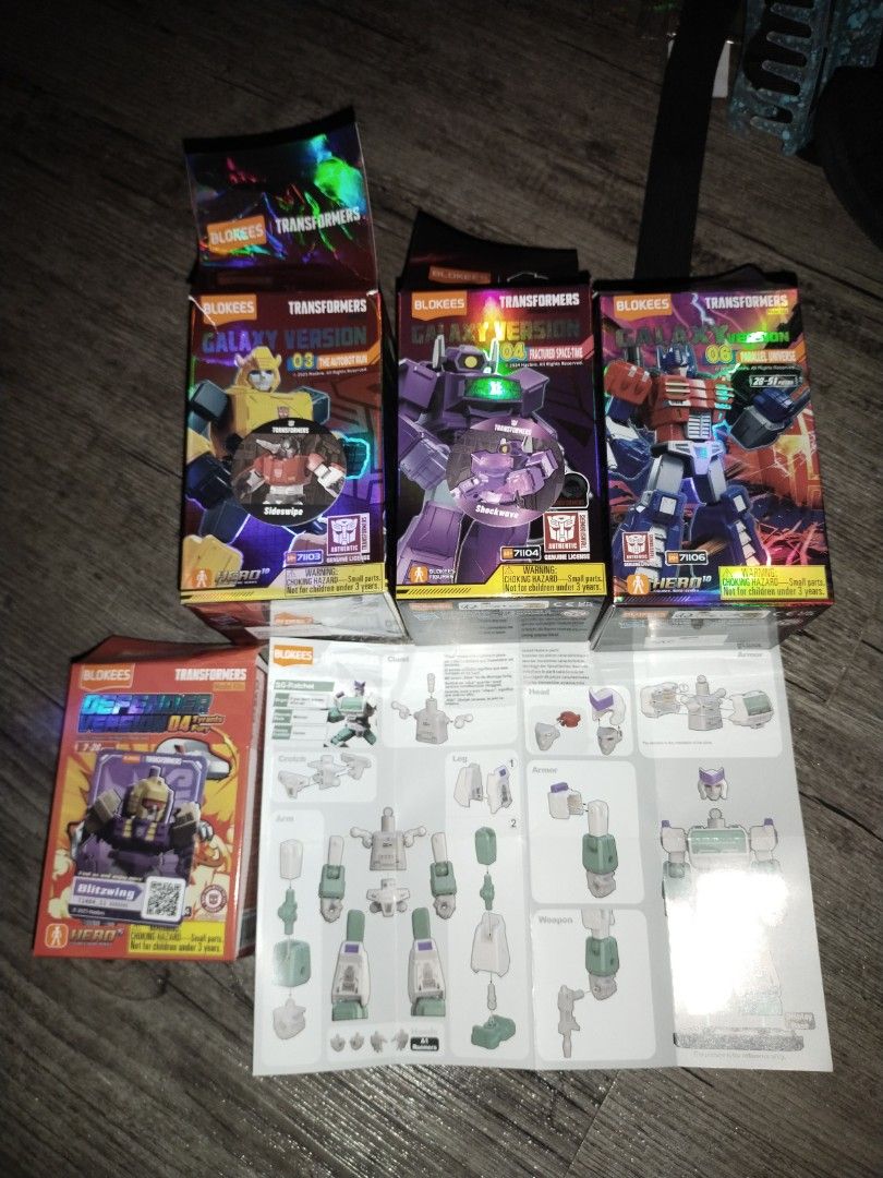 Blokees Transformers Galaxy Version 03 Figures, Hobbies & Toys, Toys ...