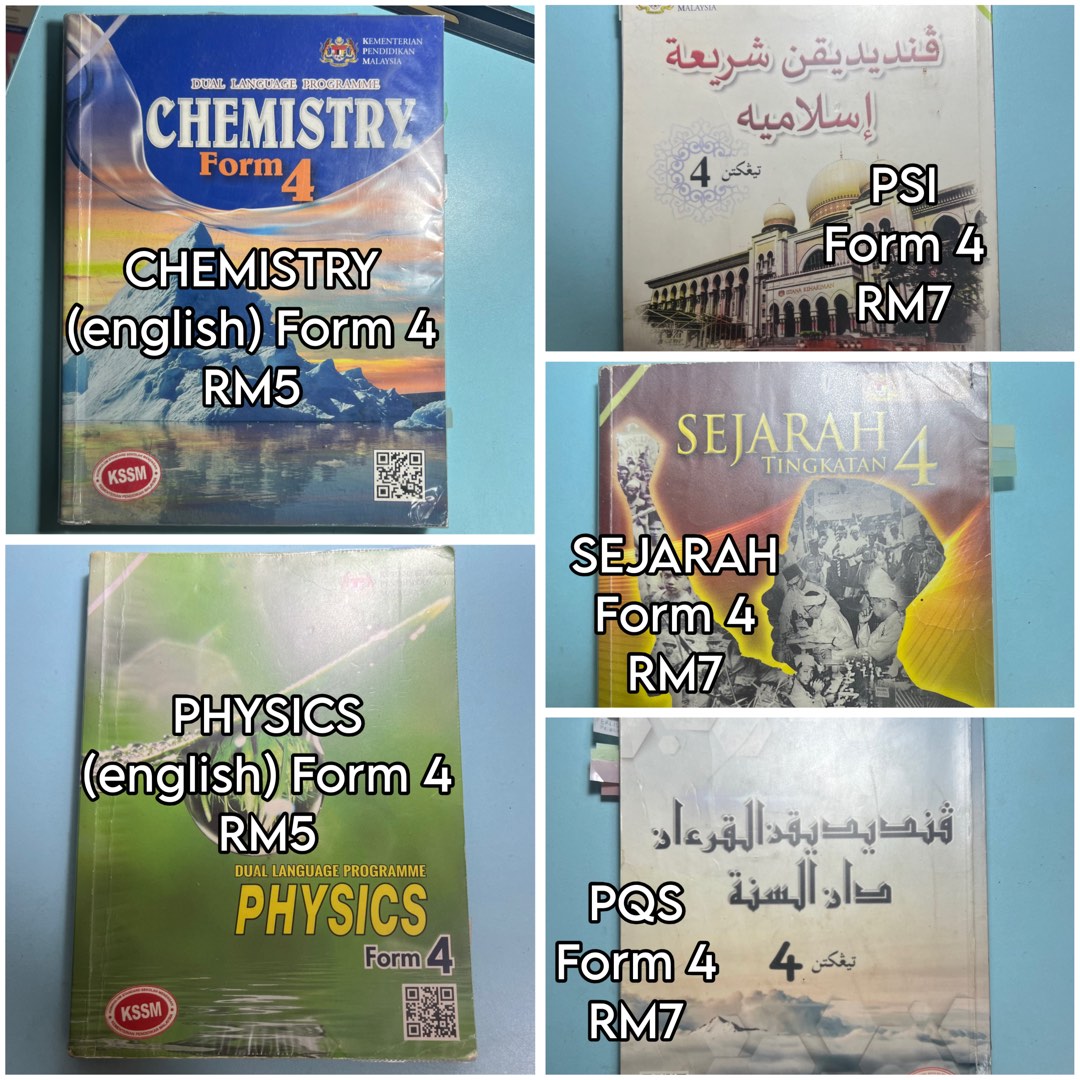 Buku Teks Textbook KSSM Tingkatan Form 4 PSI PQS SJ KM FZ Pendidikan ...