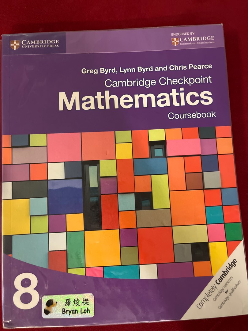 Cambridge Checkpoint Mathematics Coursebook - Grade 8, Hobbies & Toys ...