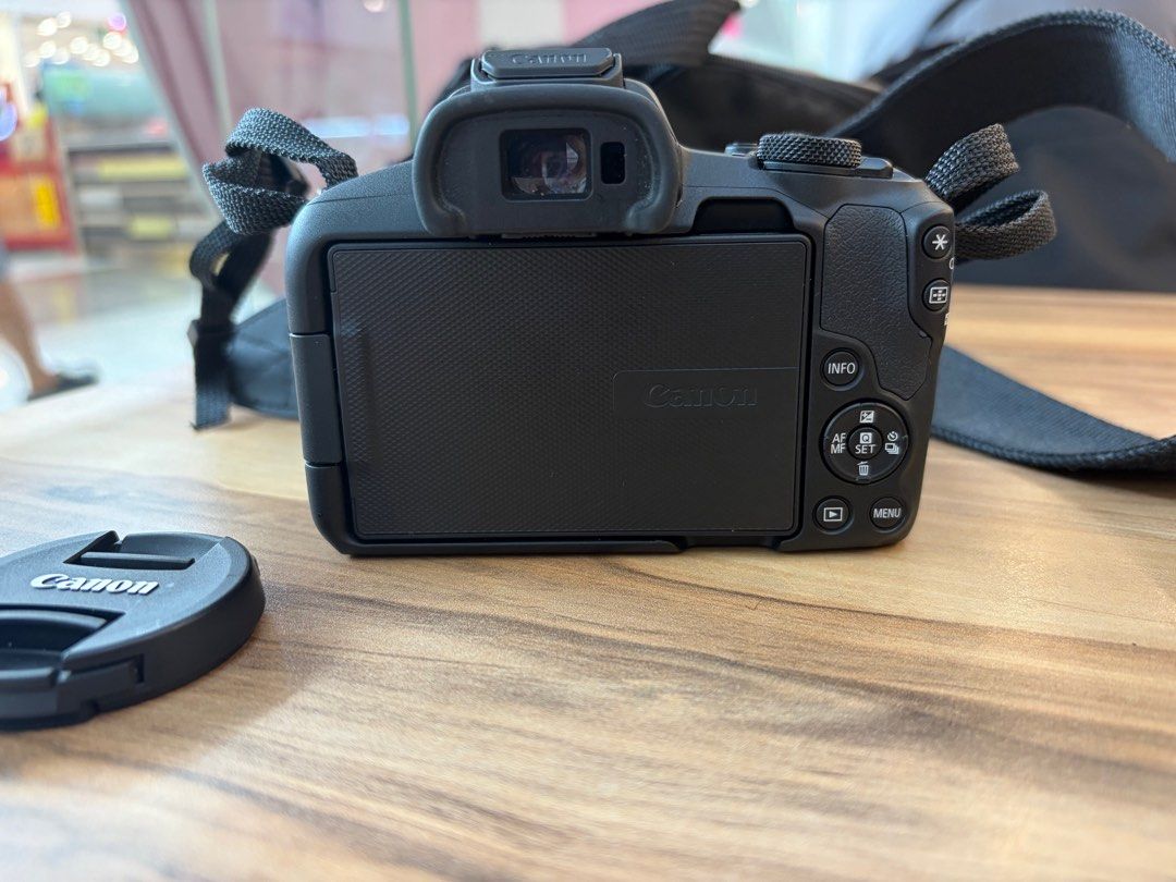 Canon EOS Camera with RF-S 18-45mm Lens, Photography, Cameras on Carousell