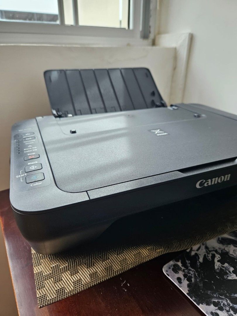Canon PIXMA K10446 Colour Printer and Scanner with New Black Ink ...