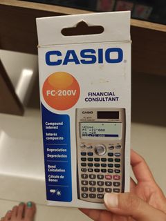 Casio FC-200V Financial Consultant Calculator, Computers & Tech, Office & Business Technology on ...