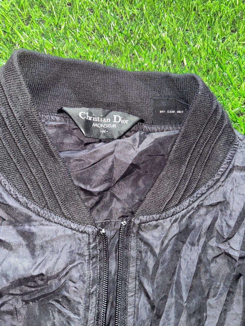 Christian Dior Monsieur Black Bomber Jacket, Men's Fashion, Coats ...