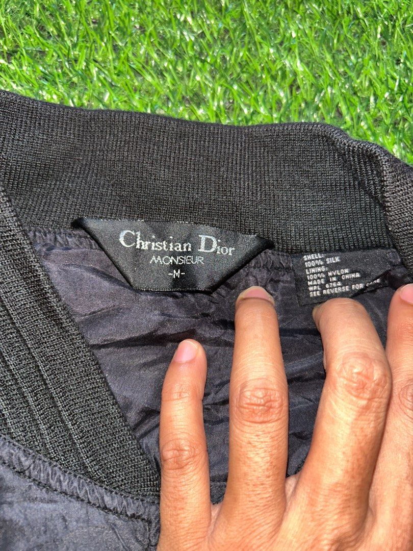 Christian Dior Monsieur Black Bomber Jacket, Men's Fashion, Coats ...