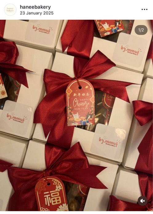 CNY 2026 Cookie Gift Box, Food & Drinks, Homemade Bakes on Carousell