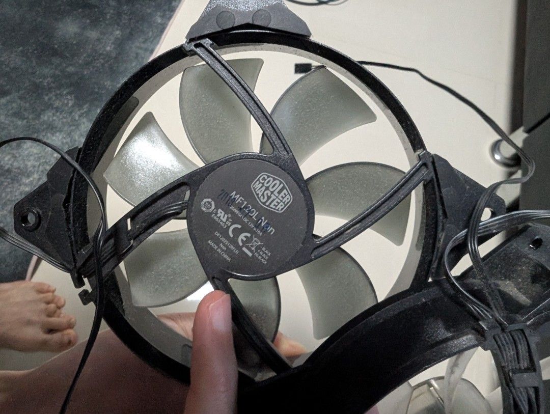 Cooler Master PC Fan x2 (1 RGB, one standard), Computers & Tech, Parts ...