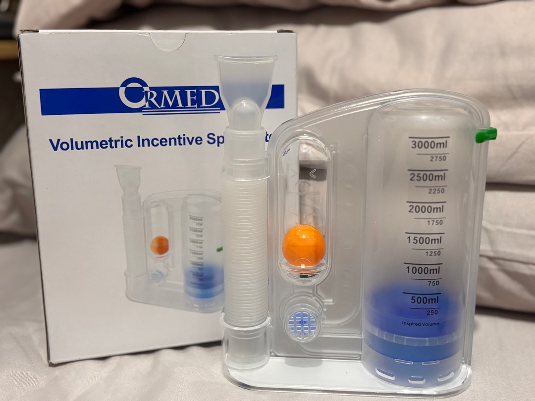 CRMED Volumetric Incentive Spirometer, Health & Nutrition, Medical ...