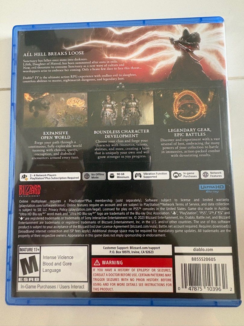 Diablo IV - PS5 Game, Video Gaming, Video Games, PlayStation on Carousell