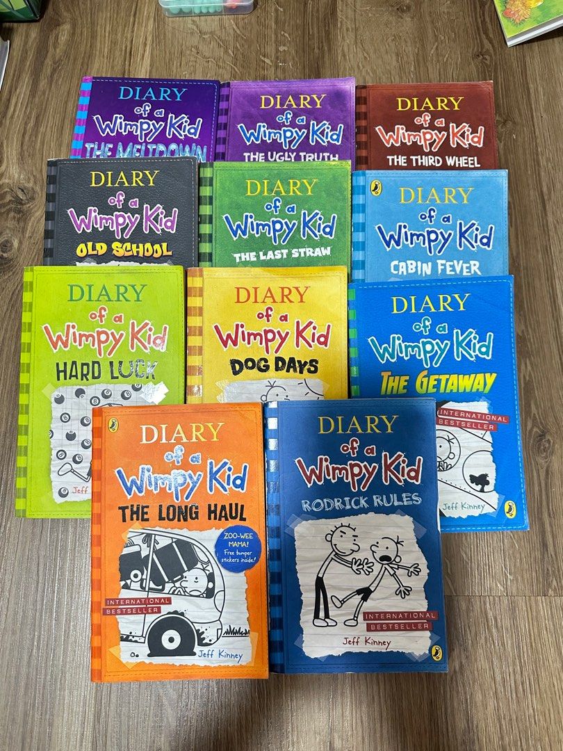 Diary of a Wimpy Kid Book Collection, Hobbies & Toys, Books & Magazines ...