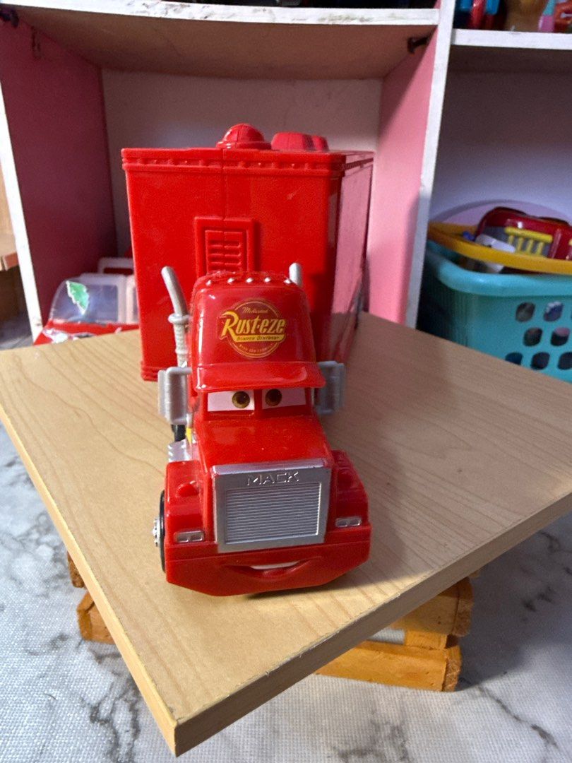 Disney Pixar Cars Mack Truck Storage mini car, Hobbies & Toys, Toys ...