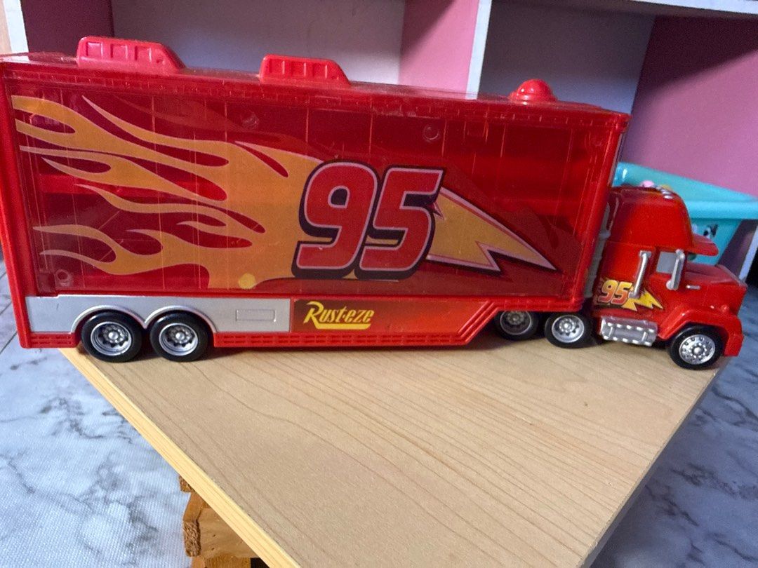 Disney Pixar Cars Mack Truck Storage mini car, Hobbies & Toys, Toys ...