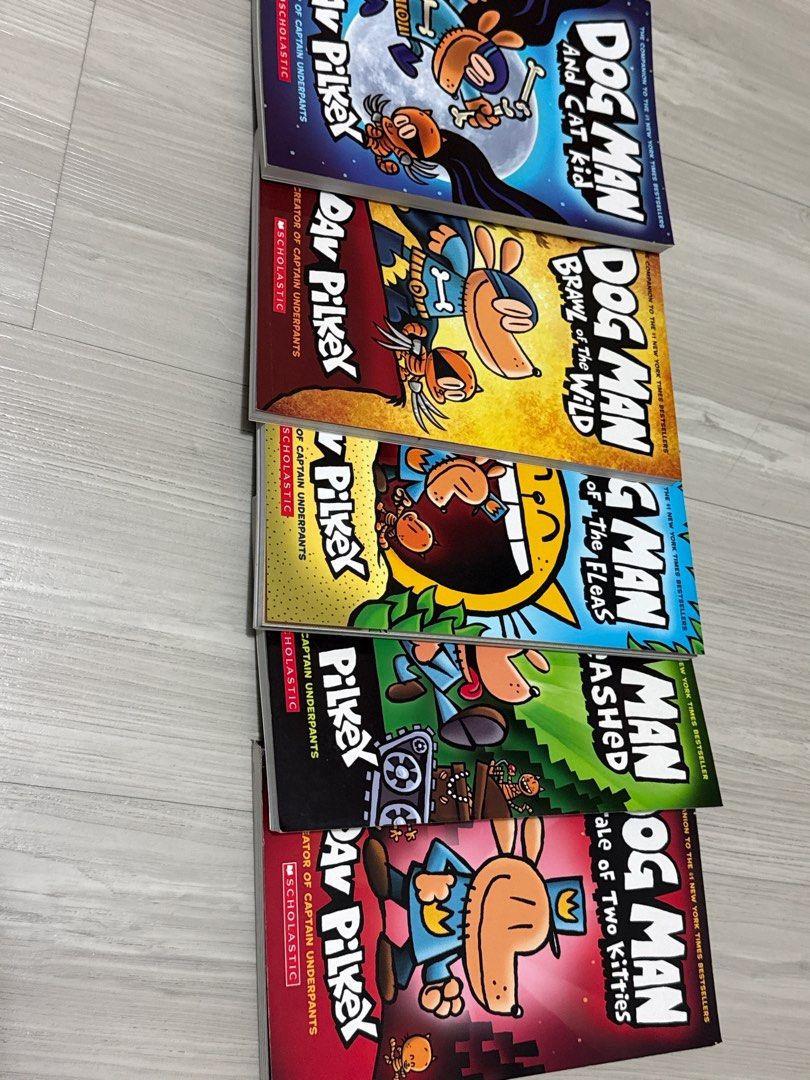 Dog Man Book Series by Dav Pilkey, Hobbies & Toys, Books & Magazines ...