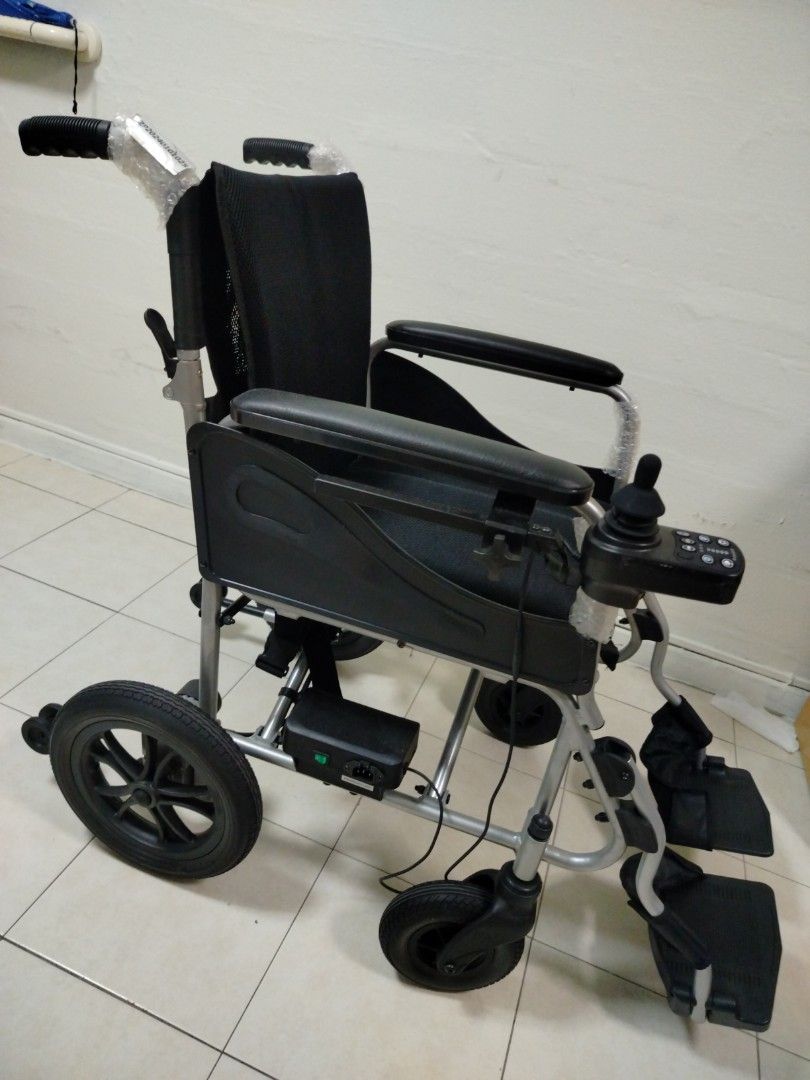 Falcon Ultra-Lite Electric Wheelchair, Health & Nutrition, Assistive ...
