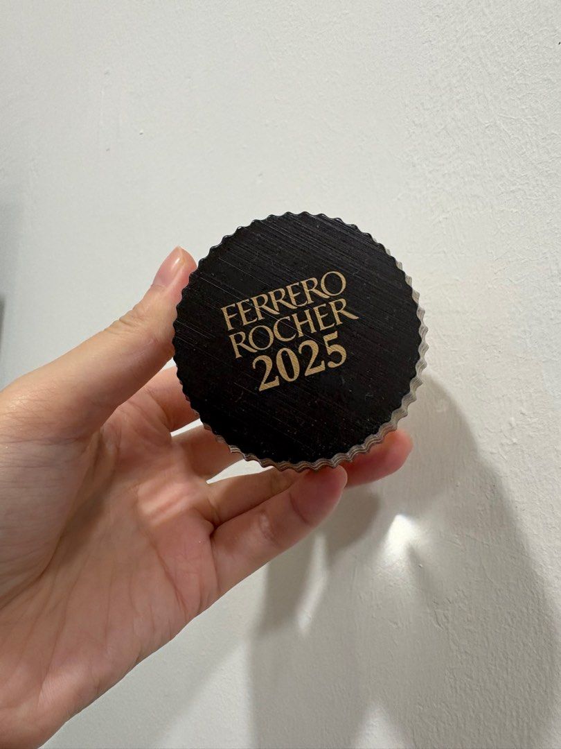 Ferrero Rocher Golden Christmas Snow Globe 2025, Furniture & Home ...