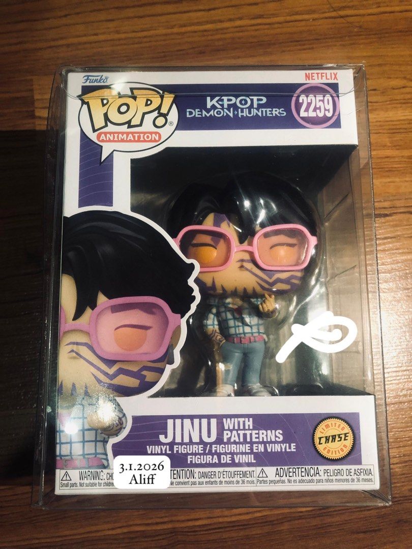 Funko Pop! Animation KPOP Demon Hunters Jinu with Patterns chase ...