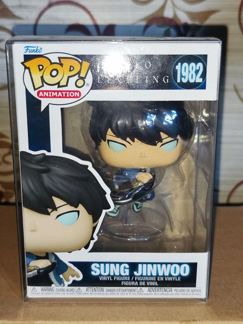Funko Pop! Animation Solo Leveling Sung Jinwoo #1982, Hobbies & Toys ...