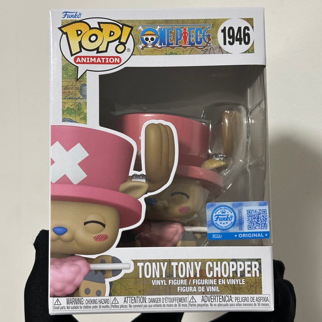 Funko Pop Tony Tony Chopper Eating Cotton Candy, Hobbies & Toys, Toys ...