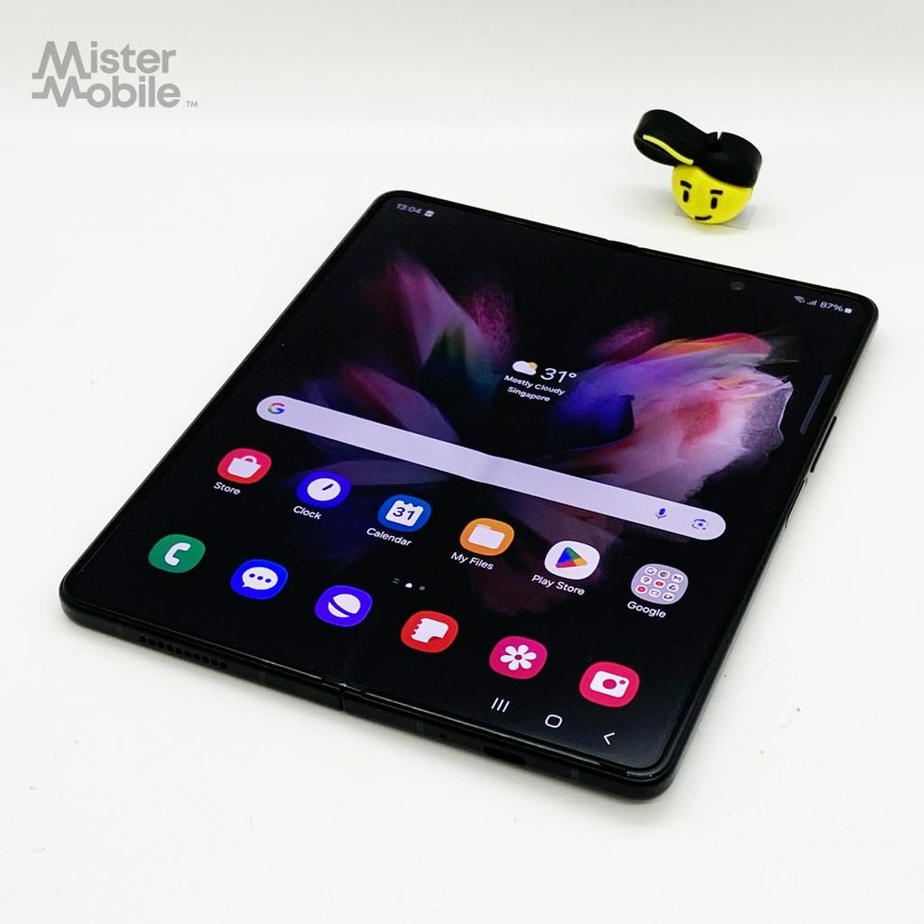 Galaxy Z Fold 3 256GB Phantom Black, Mobile Phones & Gadgets, Mobile ...