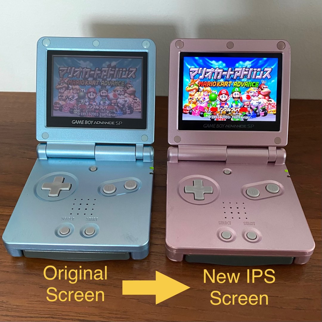 Gameboy Advance SP - IPS Screen Upgrade (Bring your own console ...