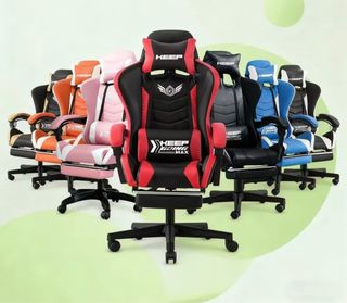 Desiny Ergonomic Gaming Chair - Black and Red, Furniture & Home Living ...