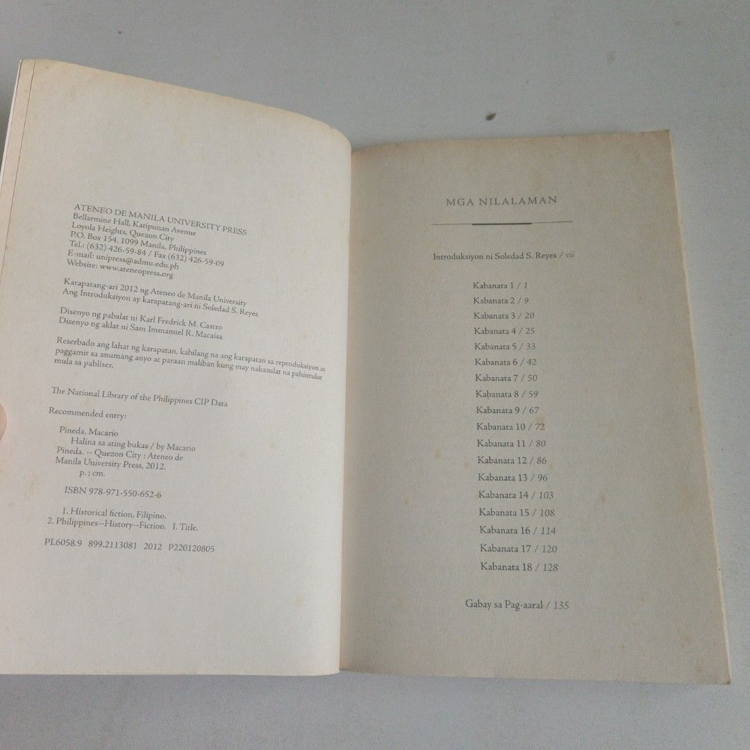 Halina sa Ating Bukas by Macario Pineda (Filipiniana Book), Hobbies ...