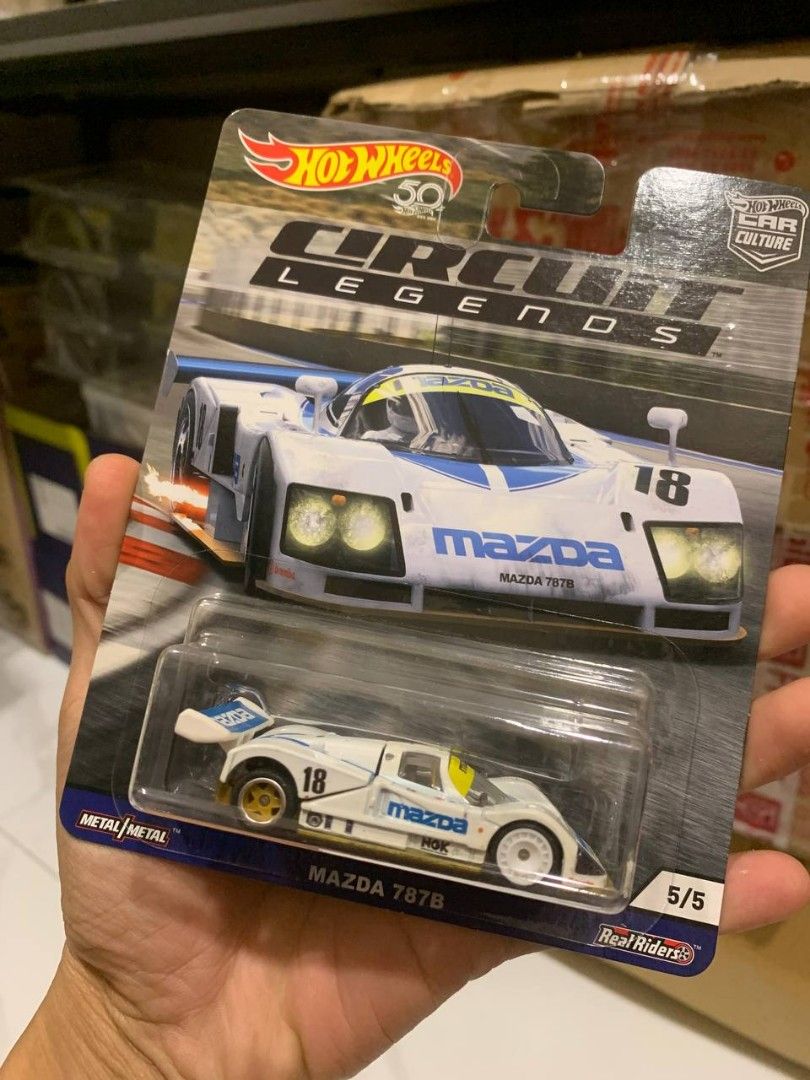 Hot Wheels Circuit Legends Mazda 787B White, Hobbies & Toys, Toys ...