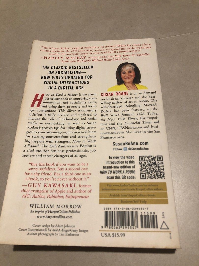 How to Work a Room by Susan Roane, Hobbies & Toys, Books & Magazines ...