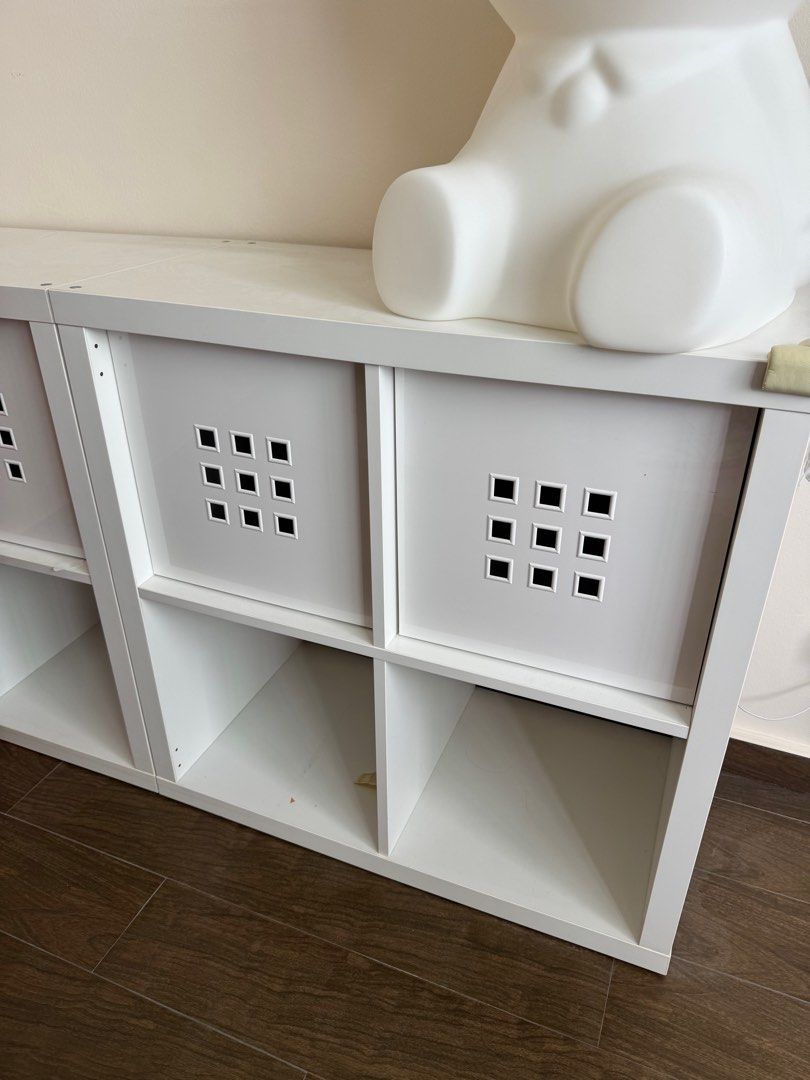 IKEA Kallax Storage Unit - White, Furniture & Home Living, Furniture ...