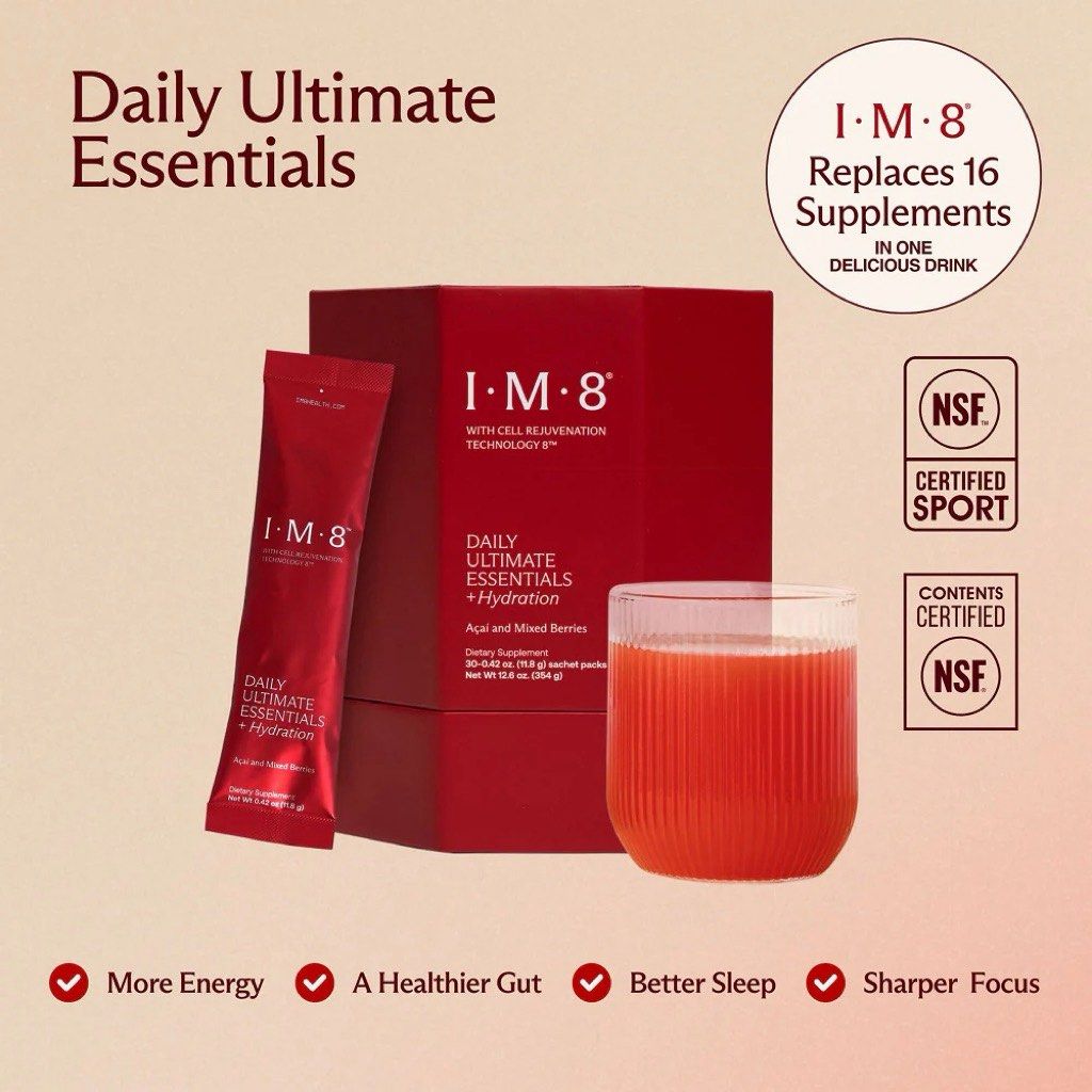 IM8 Health Daily Ultimate Essentials: All in one supplement, Health ...