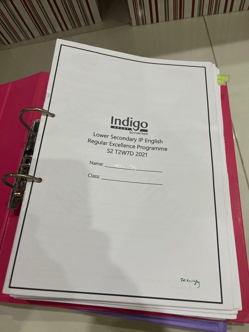 Indigo Lower Secondary IP English Workbook, Hobbies & Toys, Books ...