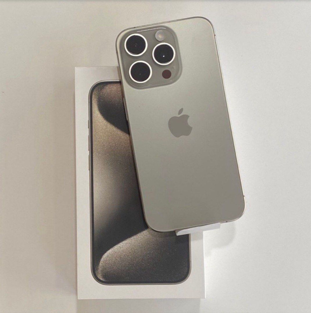 iPhone 15 Pro Max 256GB Natural Titanium, Mobile Phones & Gadgets ...