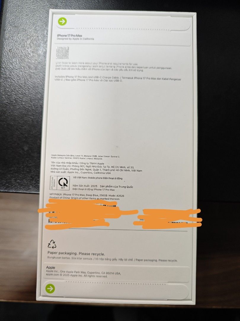 iPhone 17 Pro Max 256GB Deep Blue, Mobile Phones & Gadgets, Mobile ...