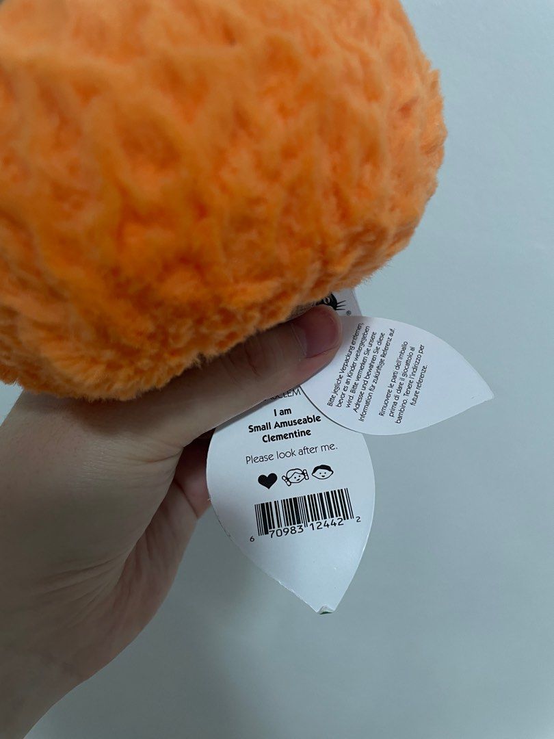 Jellycat Amuseable Clementine Plush Toy, Hobbies & Toys, Toys & Games ...