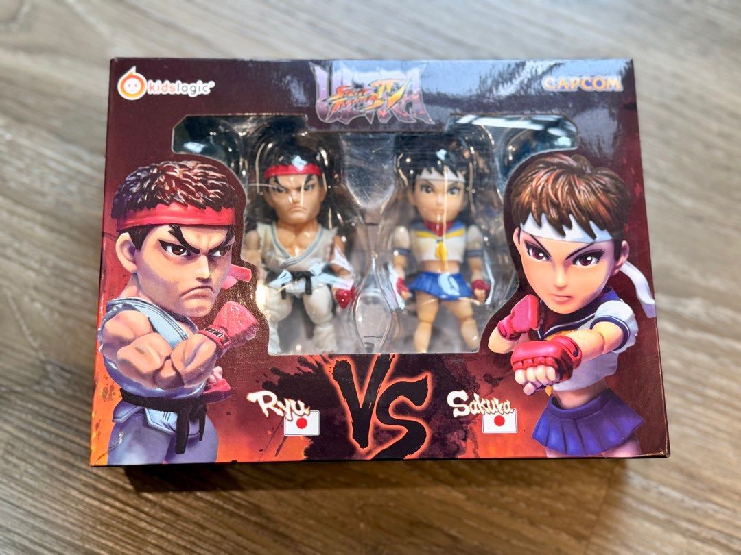 Kidslogic Street Fighter Ryu vs Sakura Figurine Set, Hobbies & Toys ...