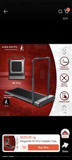Kingsmith R1 Pro Foldable Treadmill, Sports Equipment, Exercise ...