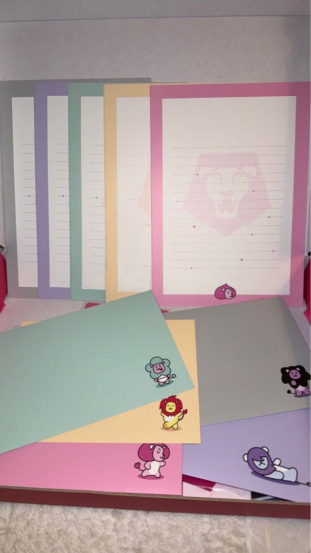 KPop Demon Hunters: Saja Boys Official Letter Writing Set, Hobbies ...