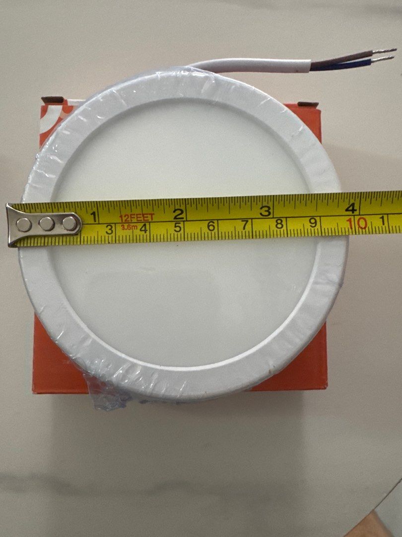 LED Panel Light - 7W white, Furniture & Home Living, Lighting & Fans ...