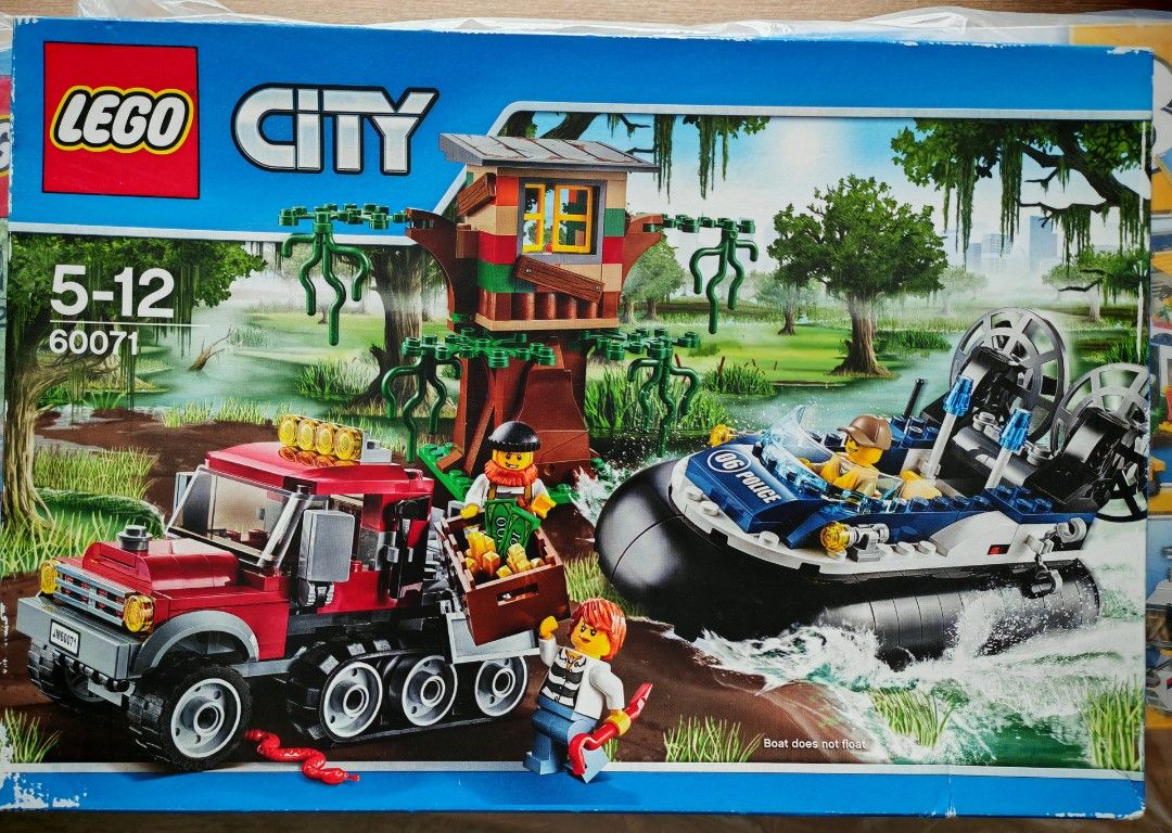 LEGO City 60071 Swamp Police Starter Set, Hobbies & Toys, Toys & Games ...