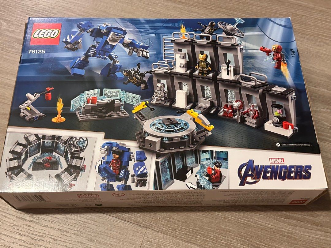 LEGO Marvel Avengers Iron Man Hall of Armour 76125, Hobbies & Toys ...