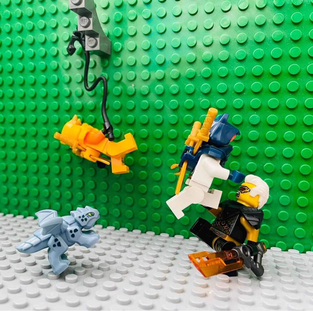 LEGO Ninjago Minifigures Arin,Sora,Rapton and Riyu with accessories ...