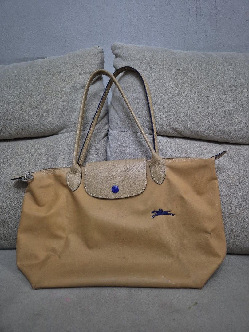 Longchamp Le Pliage Tote Bag - Beige, Women's Fashion, Bags & Wallets ...