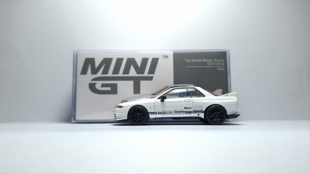 MINI GT Nissan Skyline GT-R Top Secret VR32 White, Hobbies & Toys, Toys ...