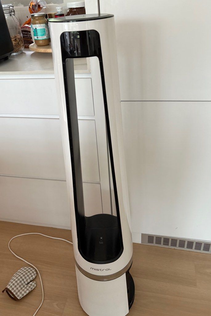 Mistral Tower Fan with Smartwind, Ion, Light, Furniture & Home Living ...