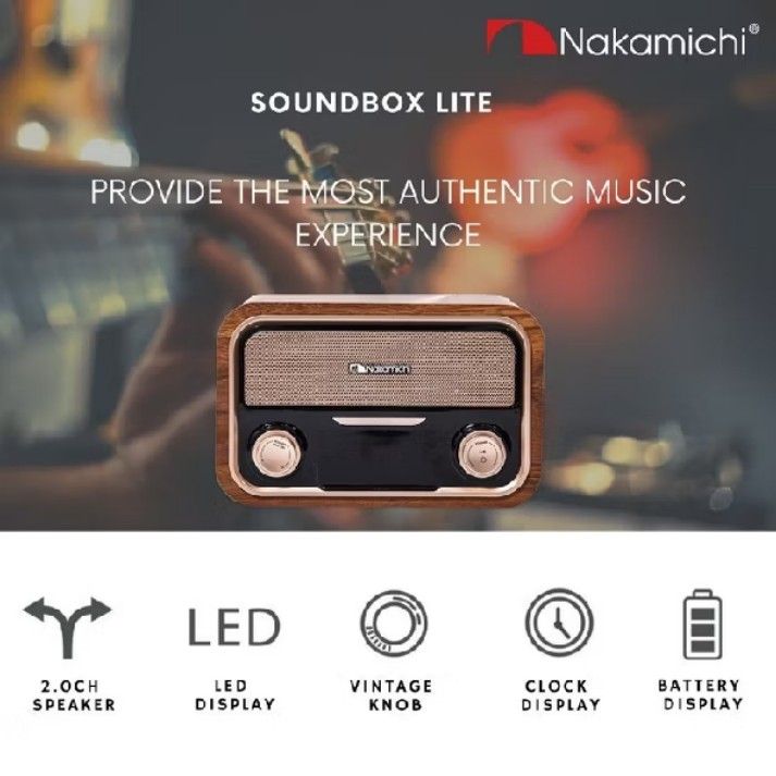 Nakamichi Soundbox Lite Bluetooth Speaker, Audio, Soundbars, Speakers ...