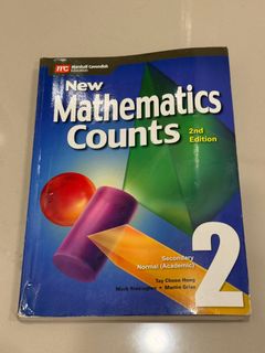 New Mathematics Counts 2nd Edition - Secondary 3, Hobbies & Toys, Books ...