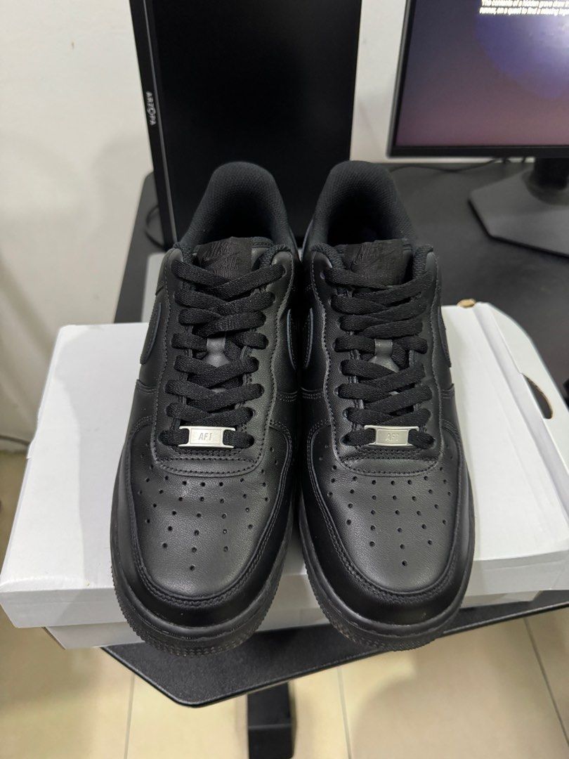 Nike Air Force 1 '07 Black, Men's Fashion, Footwear, Sneakers on Carousell