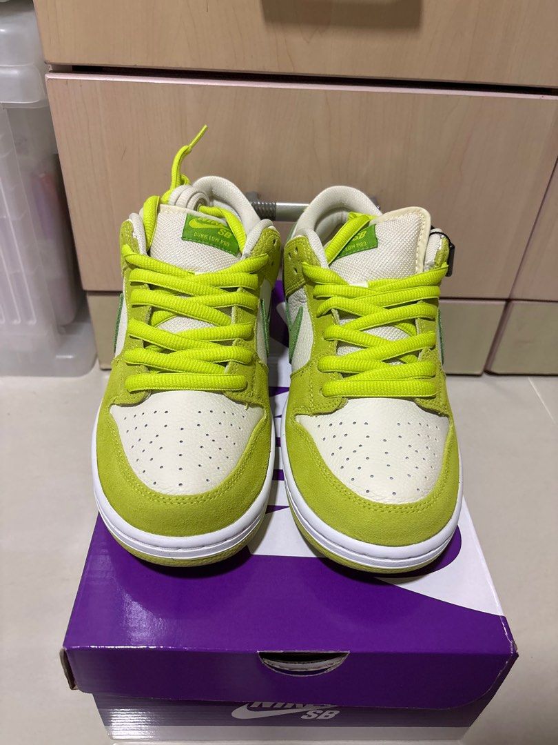 Nike SB Dunk Low Pro - green apple, Men's Fashion, Footwear, Sneakers ...